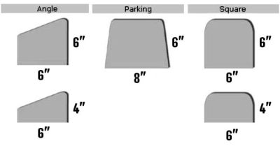 Curb Shapes – Concrete Borders & Curbing by Borderline Designs | Albany NY